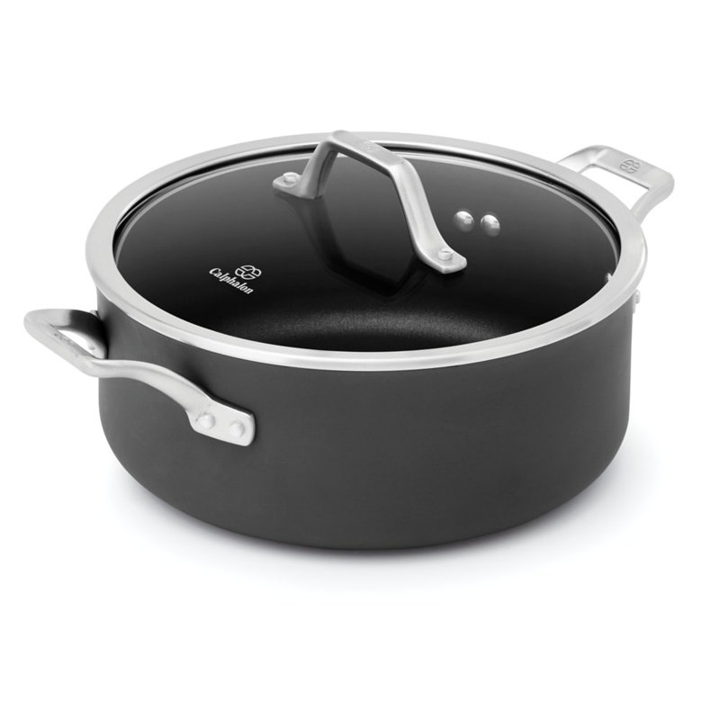 Calphalon Calphalon Signature™ 5-qt. Nonstick Dutch Oven with Cover ... Calphalon Calphalon Signature™ 5-qt. Nonstick Dutch Oven with Cover ...